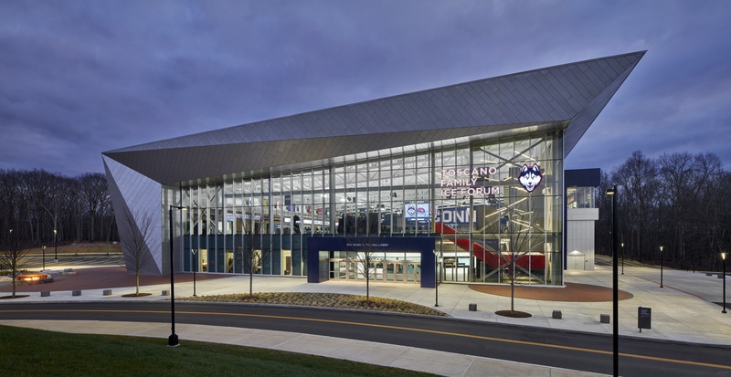 Toscano Family Ice Forum, University of Connecticut | JCJ Architecture