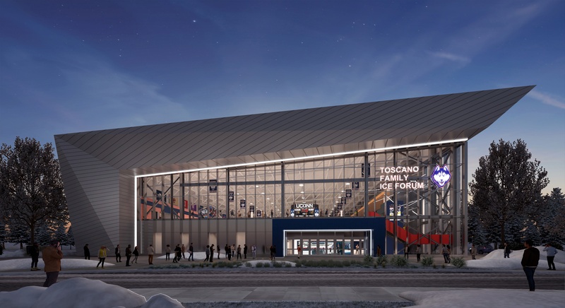 Toscano Family Ice Forum, University of Connecticut | JCJ Architecture